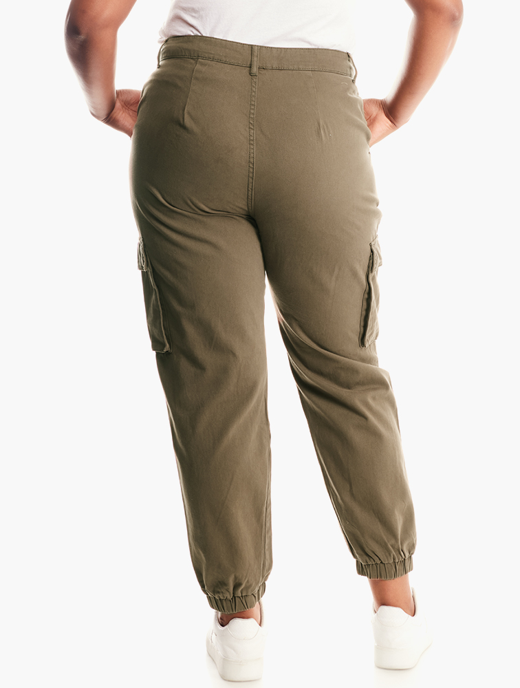 MyRunway | Shop Forever 21 Khaki Brown Ripped Cargo Pants for Women from MyRunway.co.za